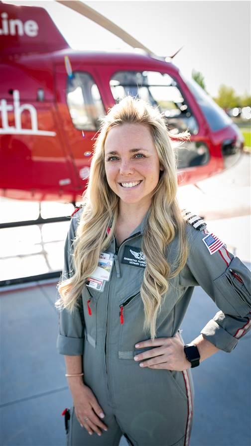 Helicopter pilot: Samantha ‘Sam’ Poirier - AOPA Helicopter pilot: Samantha ‘Sam’ Poirier - AOPA